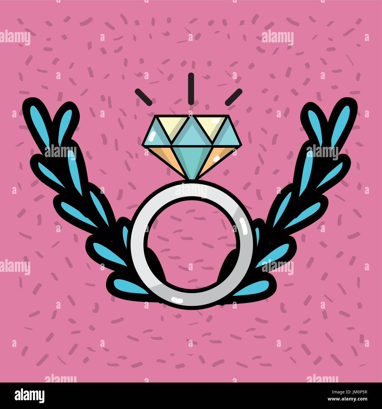 merried party decoration design to romantic ceremony vector ...