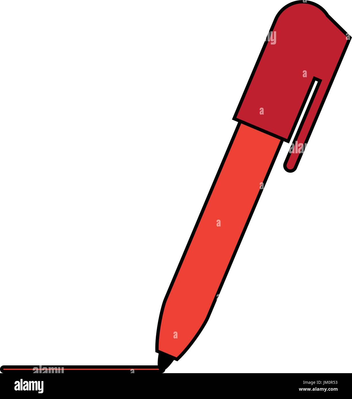 isolated pen cartoon Stock Vector Image & Art - Alamy