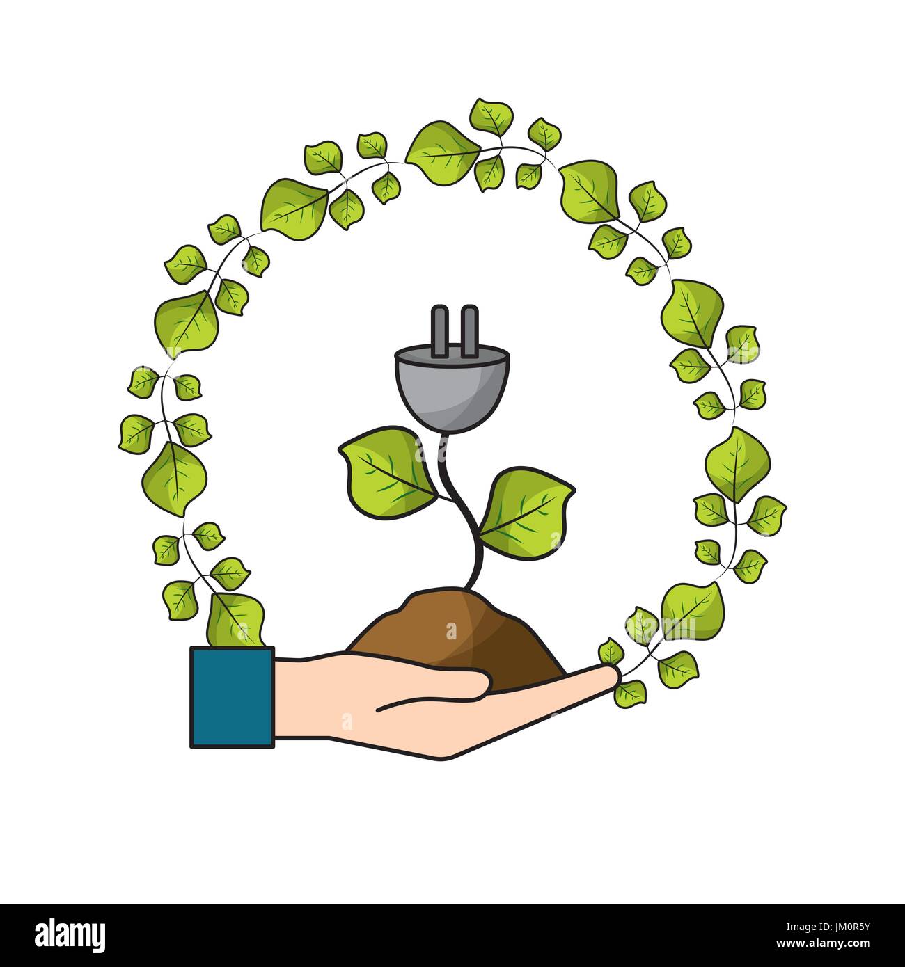 Power ground cable Stock Vector Images - Alamy
