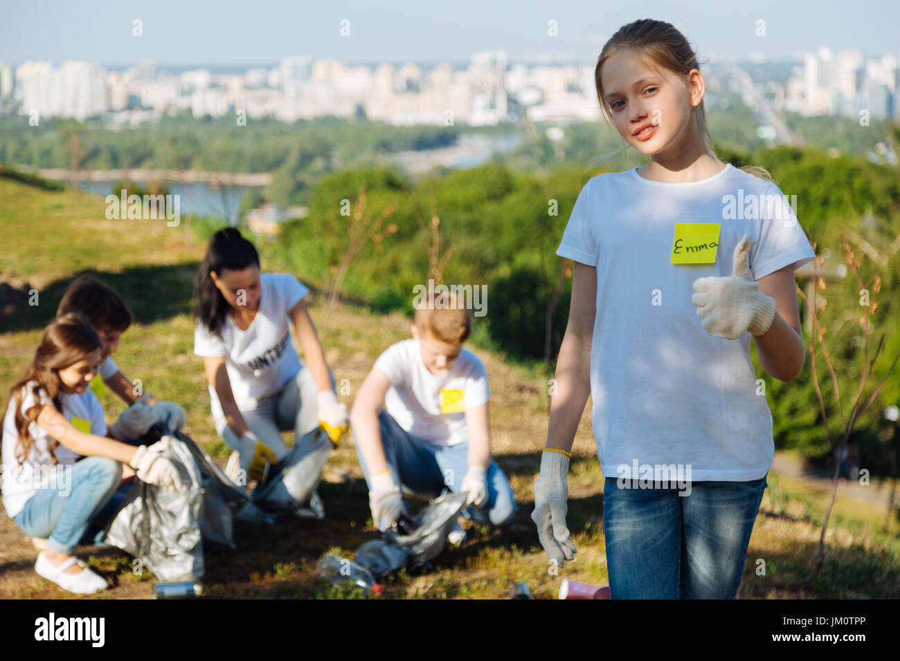 Little children doing their tasks Stock Photo - Alamy