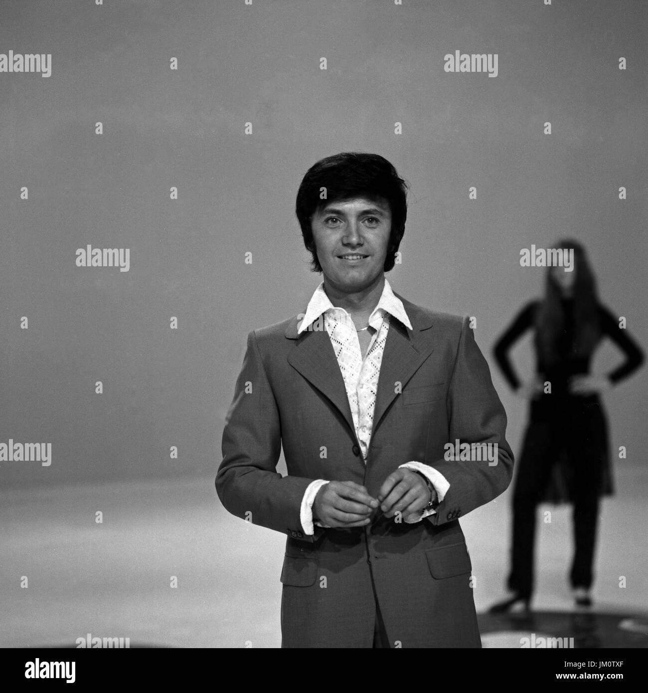 Deutscher Schlagersänger und Schauspieler Rex Gildo, Deutschland 1970er ...