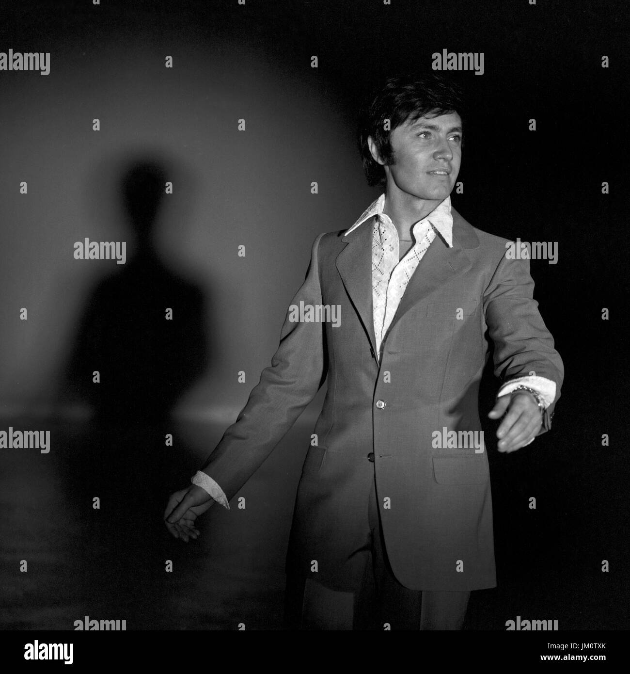 Deutscher Schlagersänger und Schauspieler Rex Gildo, Deutschland 1970er ...