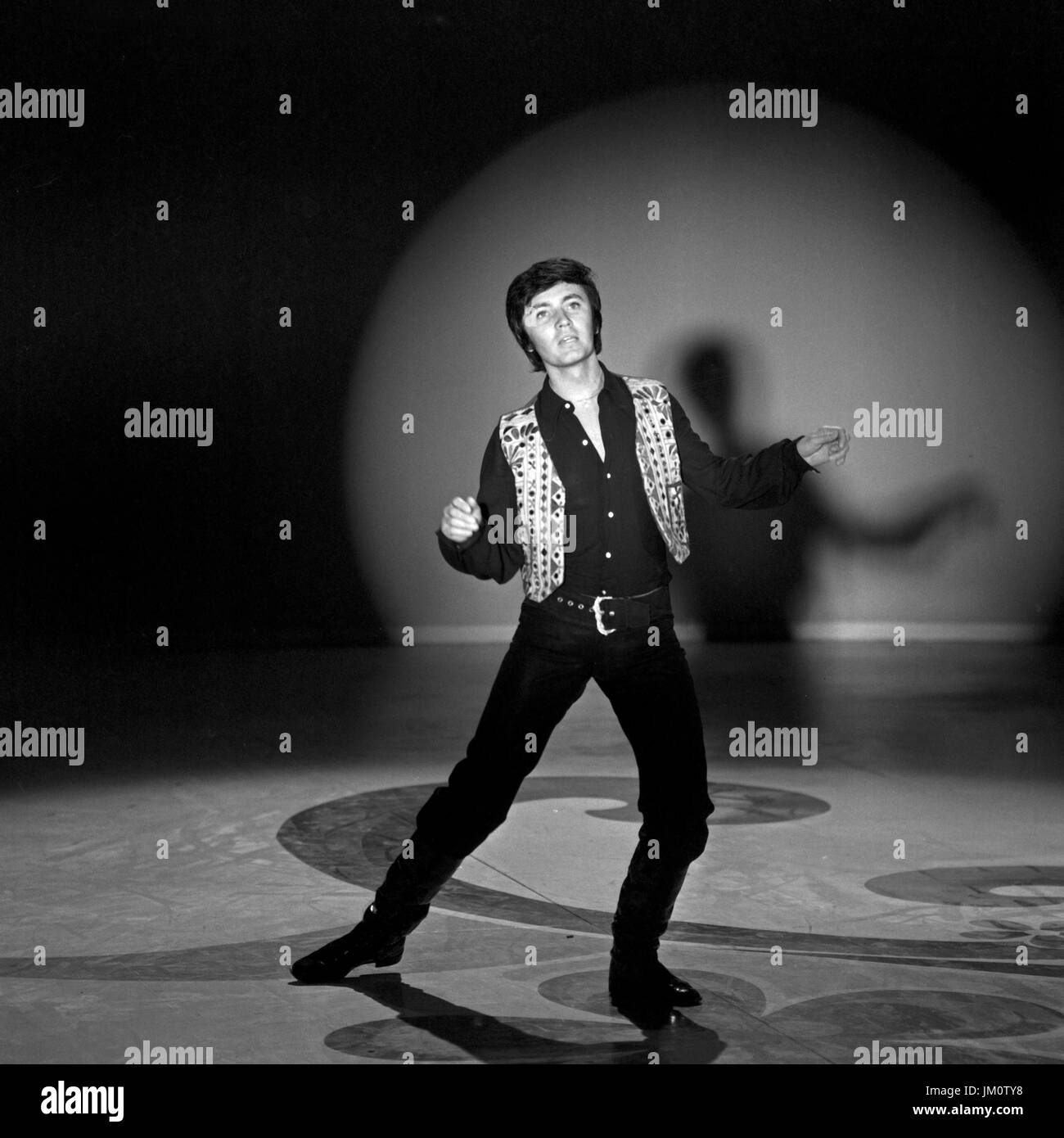 Deutscher Schlagersänger und Schauspieler Rex Gildo, Deutschland 1970er ...