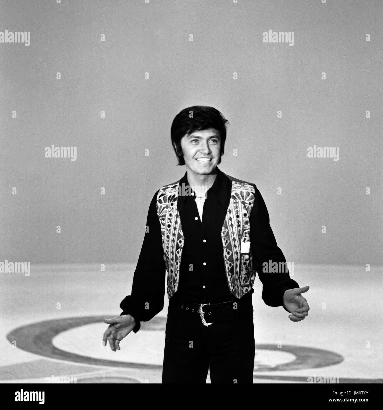 Deutscher Schlagersänger und Schauspieler Rex Gildo, Deutschland 1970er ...