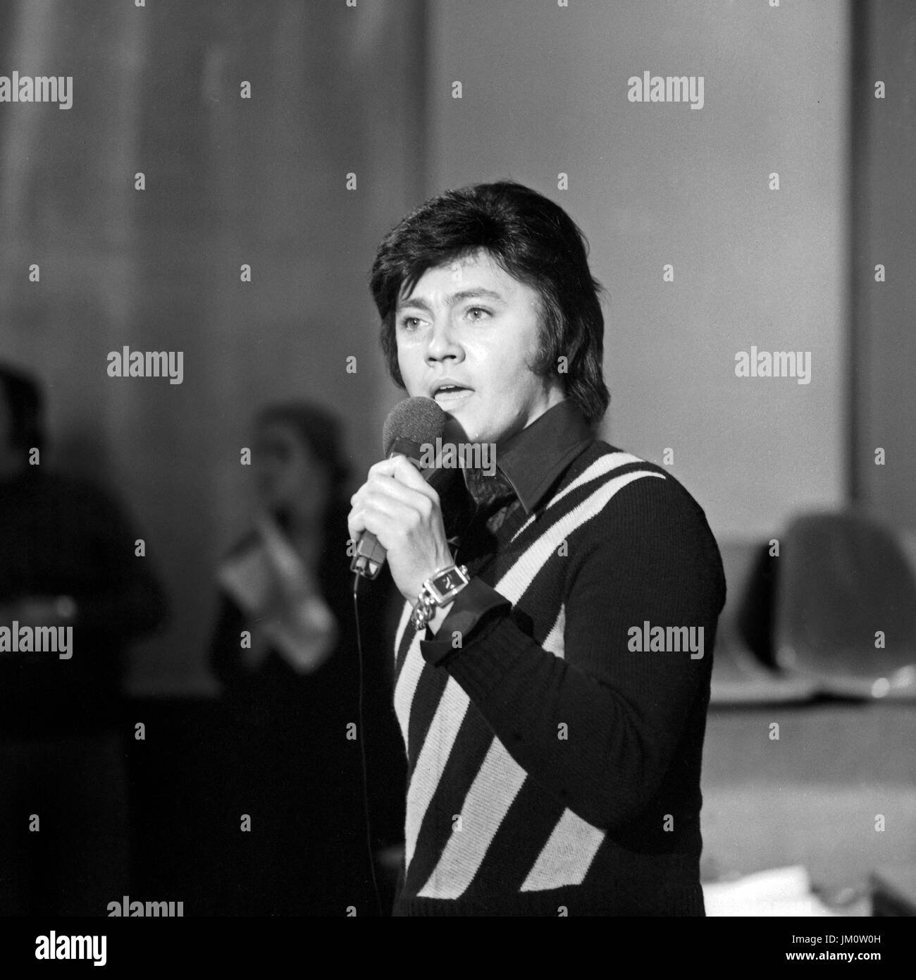 Deutscher Schlagersänger und Schauspieler Rex Gildo, Deutschland 1970er ...