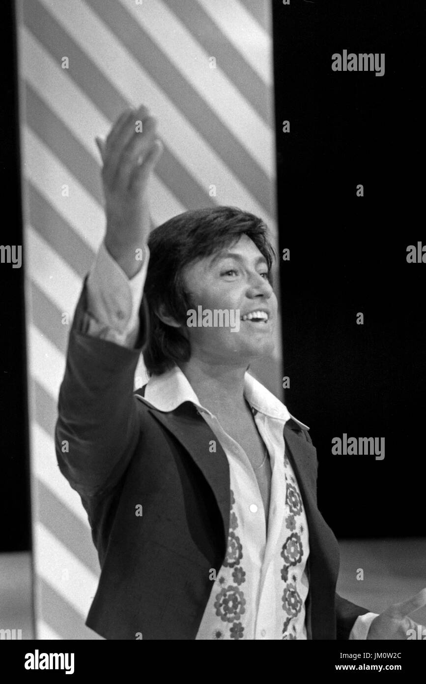 Deutscher Schlagersänger und Schauspieler Rex Gildo, Deutschland 1970er ...