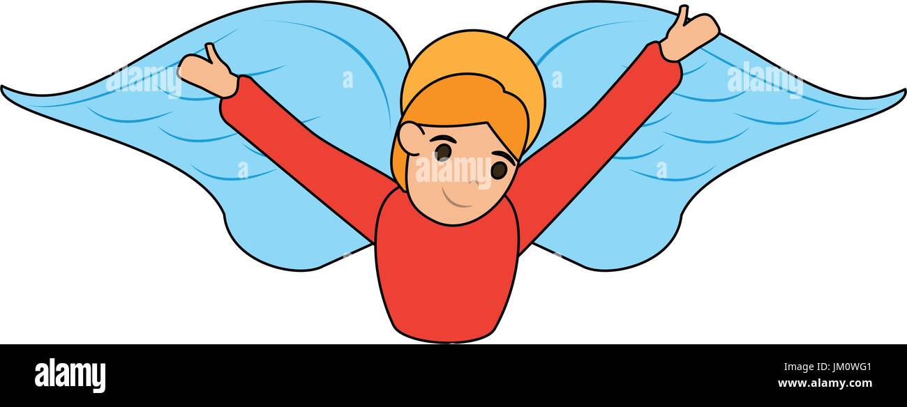 Baby angel face Stock Vector Images - Alamy