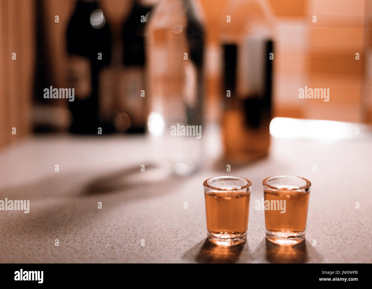 Czech traditional alcoholic drink - RUM Stock Photo - Alamy
