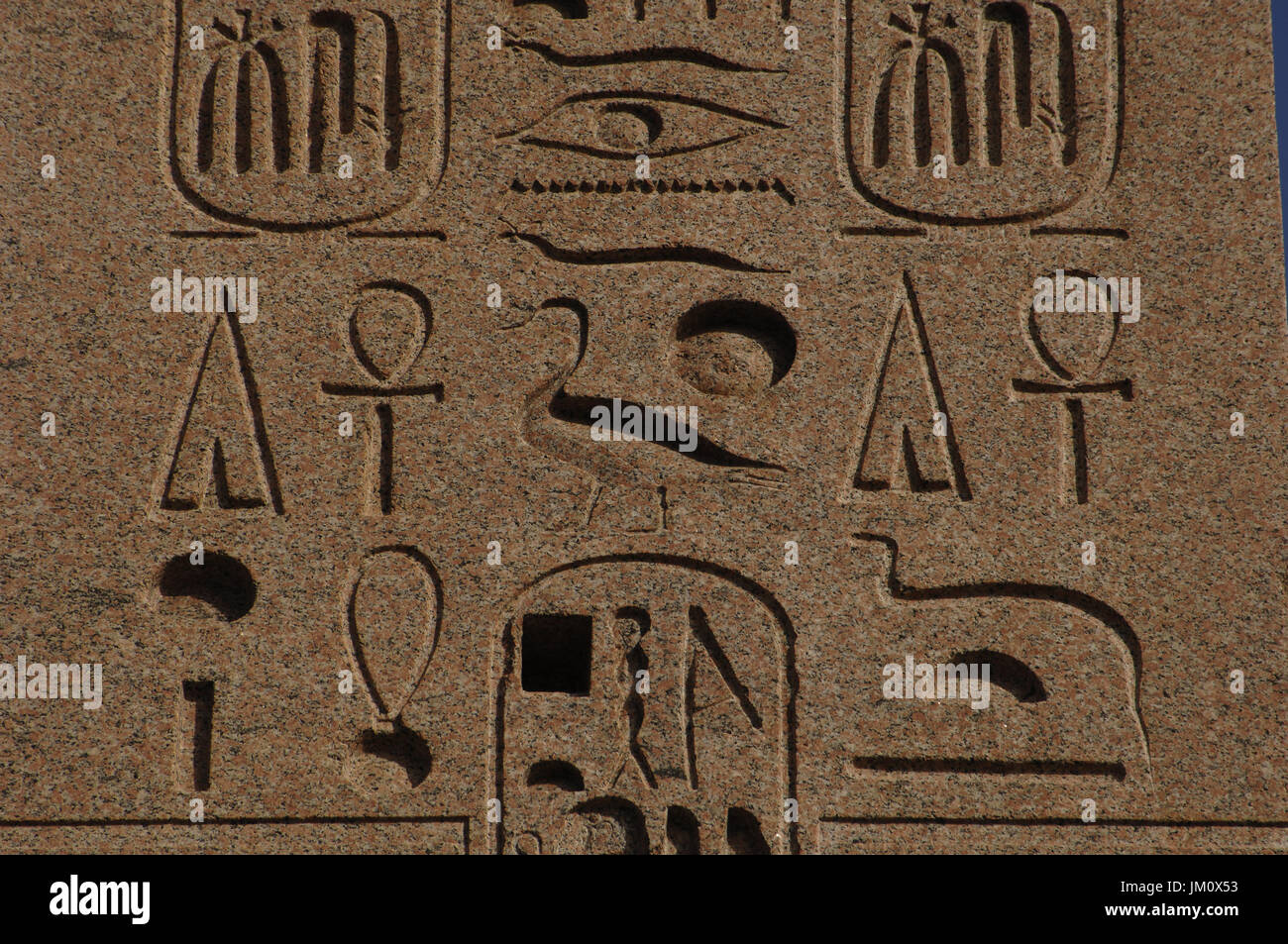 Hieroglyphic writing obelisk ramesses ii hi-res stock photography and ...