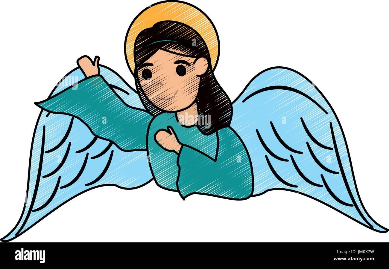 cute angel cartoon Stock Vector Image & Art - Alamy