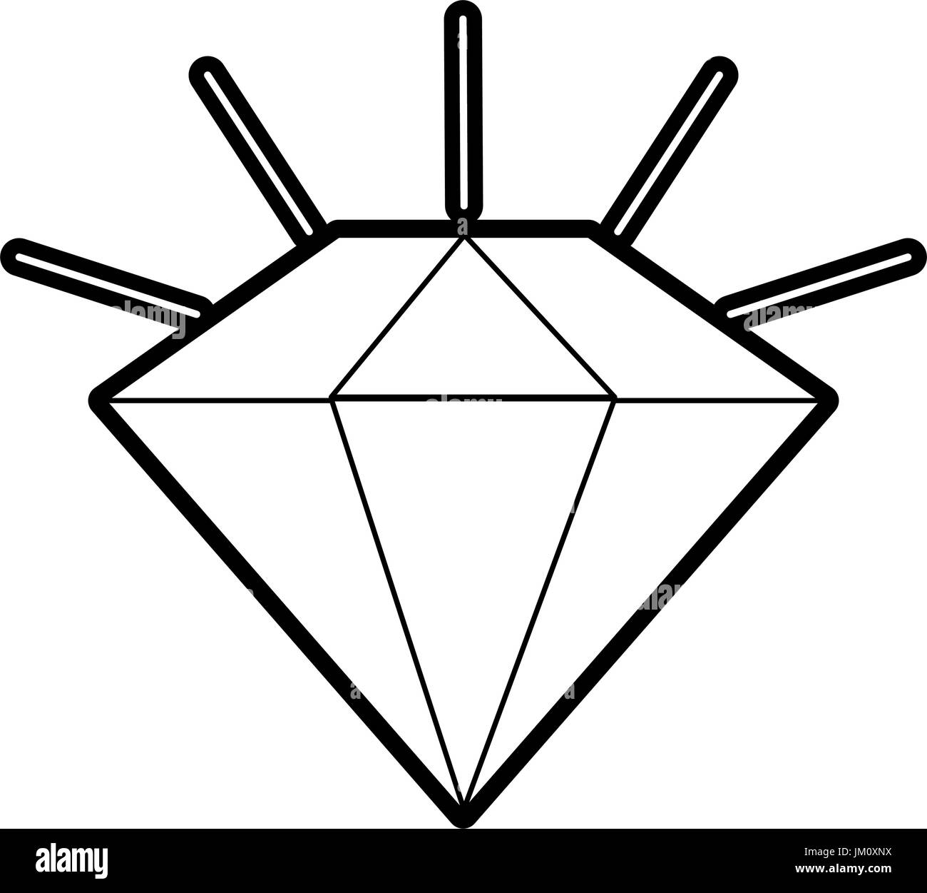 diamond stone cartoon Stock Vector Image & Art - Alamy