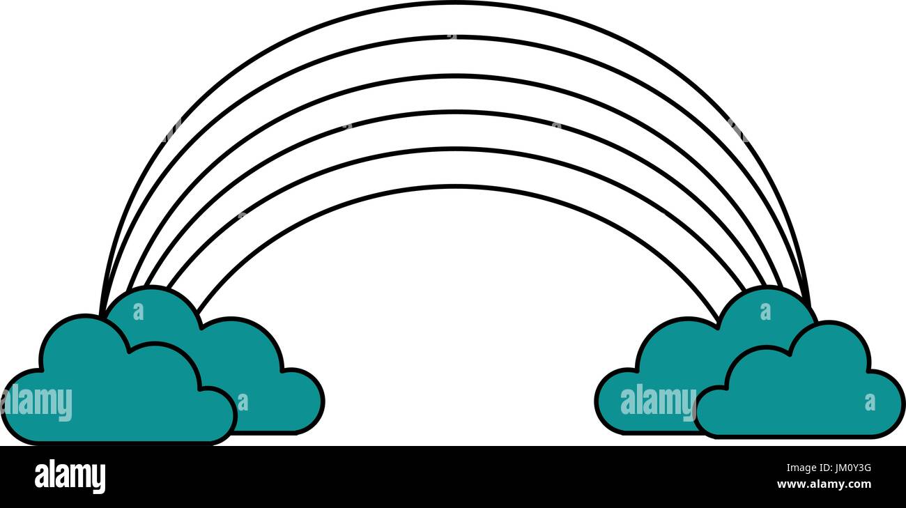 Green unicorn rainbow Stock Vector Images - Alamy