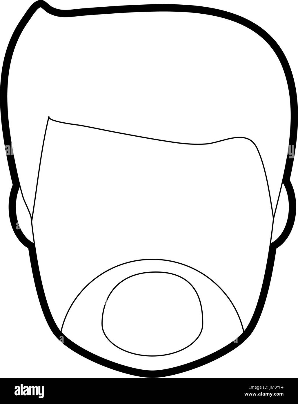 man head vector illustration Stock Vector Image & Art - Alamy