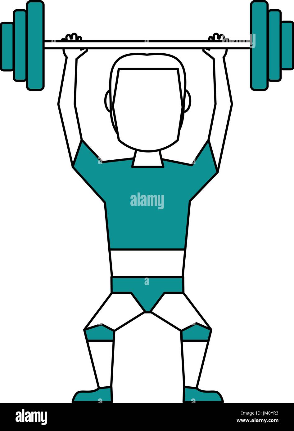 weightlifter vector illustration Stock Vector Image & Art - Alamy