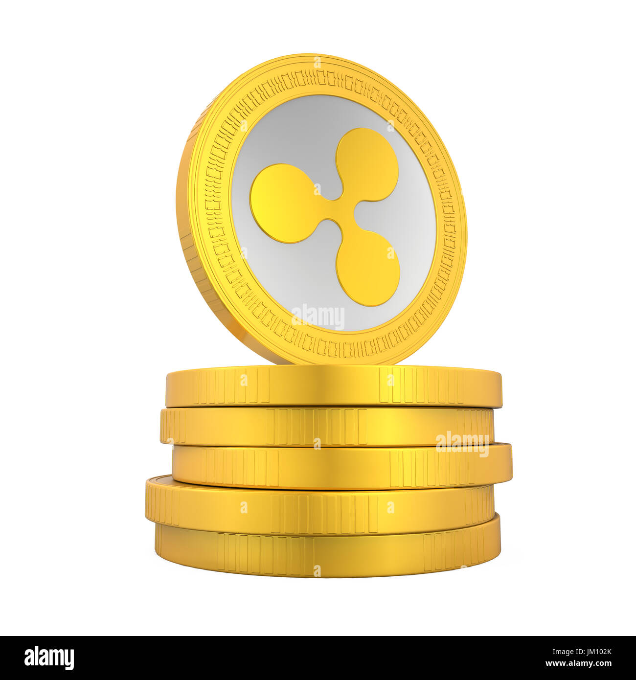 Golden coin ripple hi-res stock photography and images - Alamy