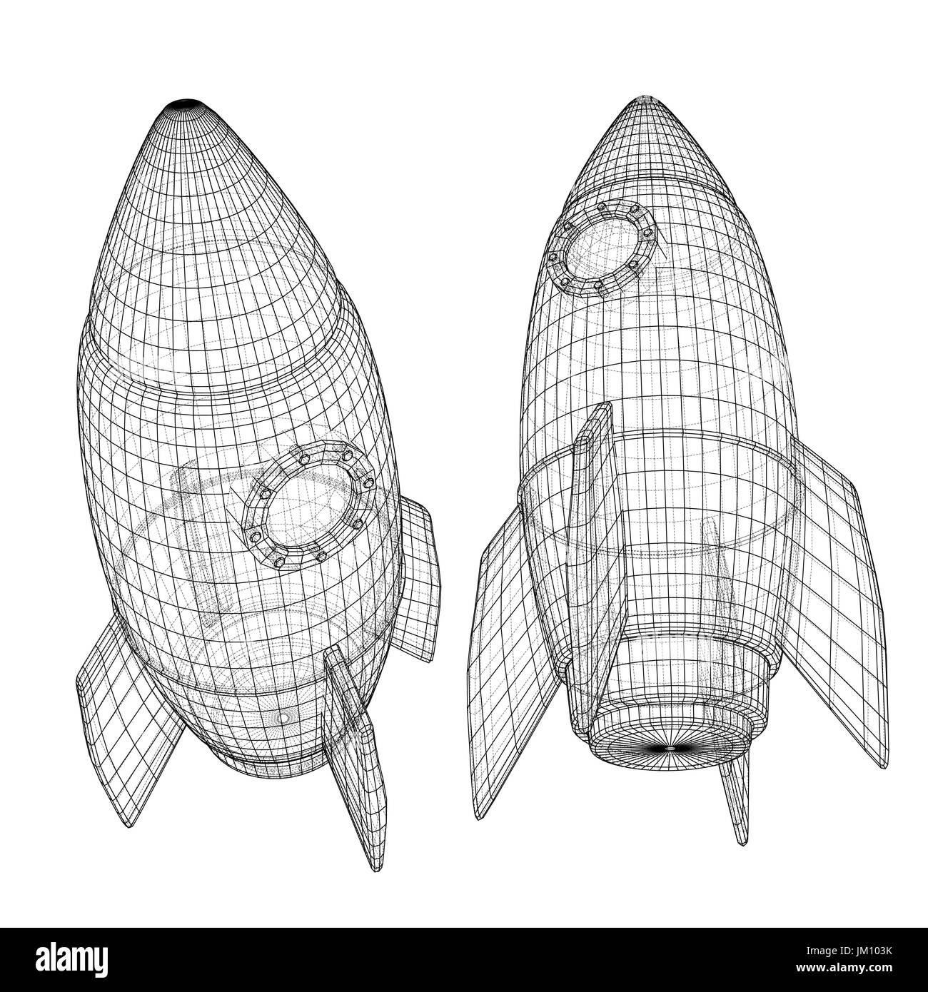 Space rocket launch drawing Black and White Stock Photos & Images - Alamy