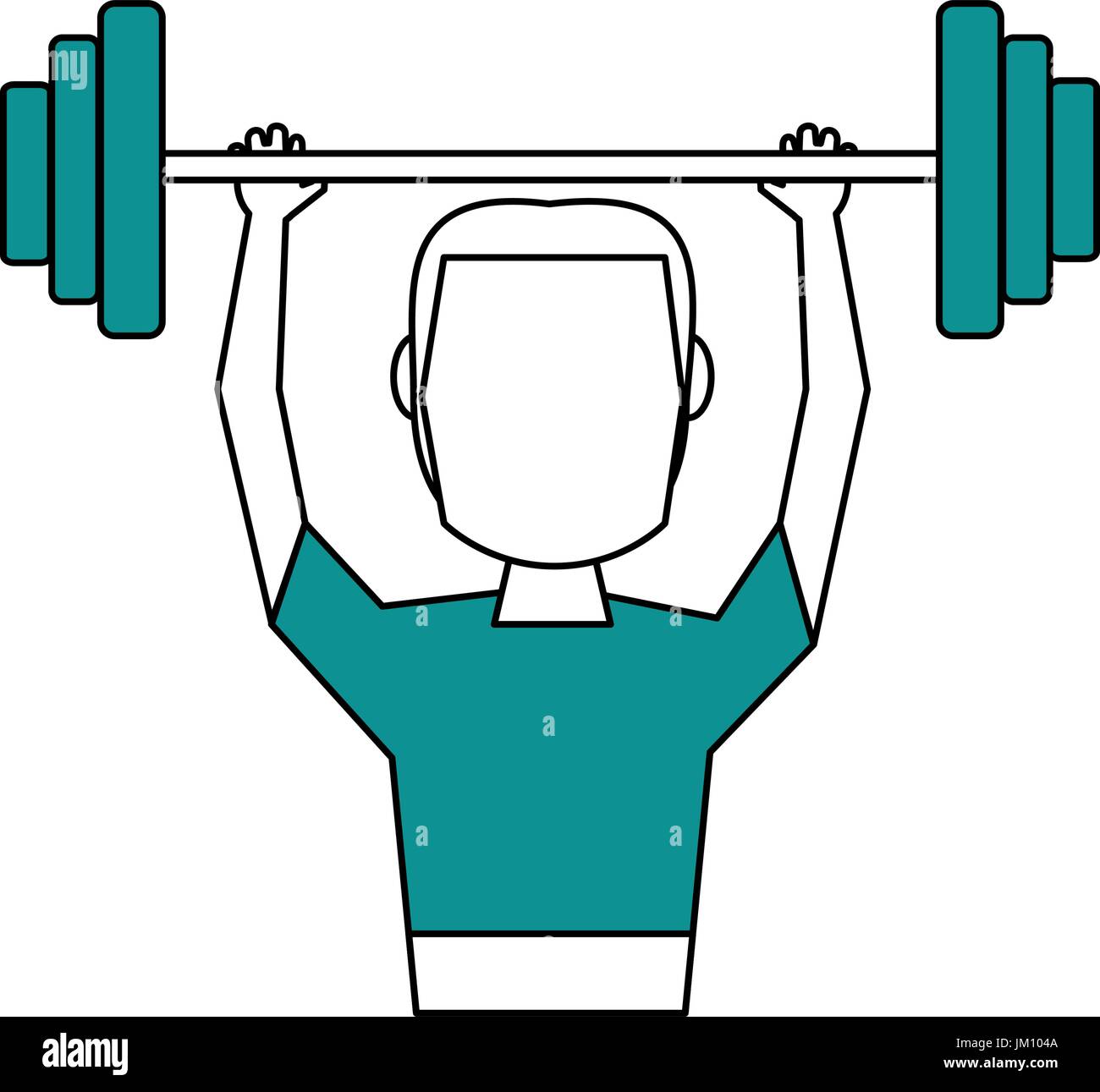 weightlifter vector illustration Stock Vector Image & Art - Alamy