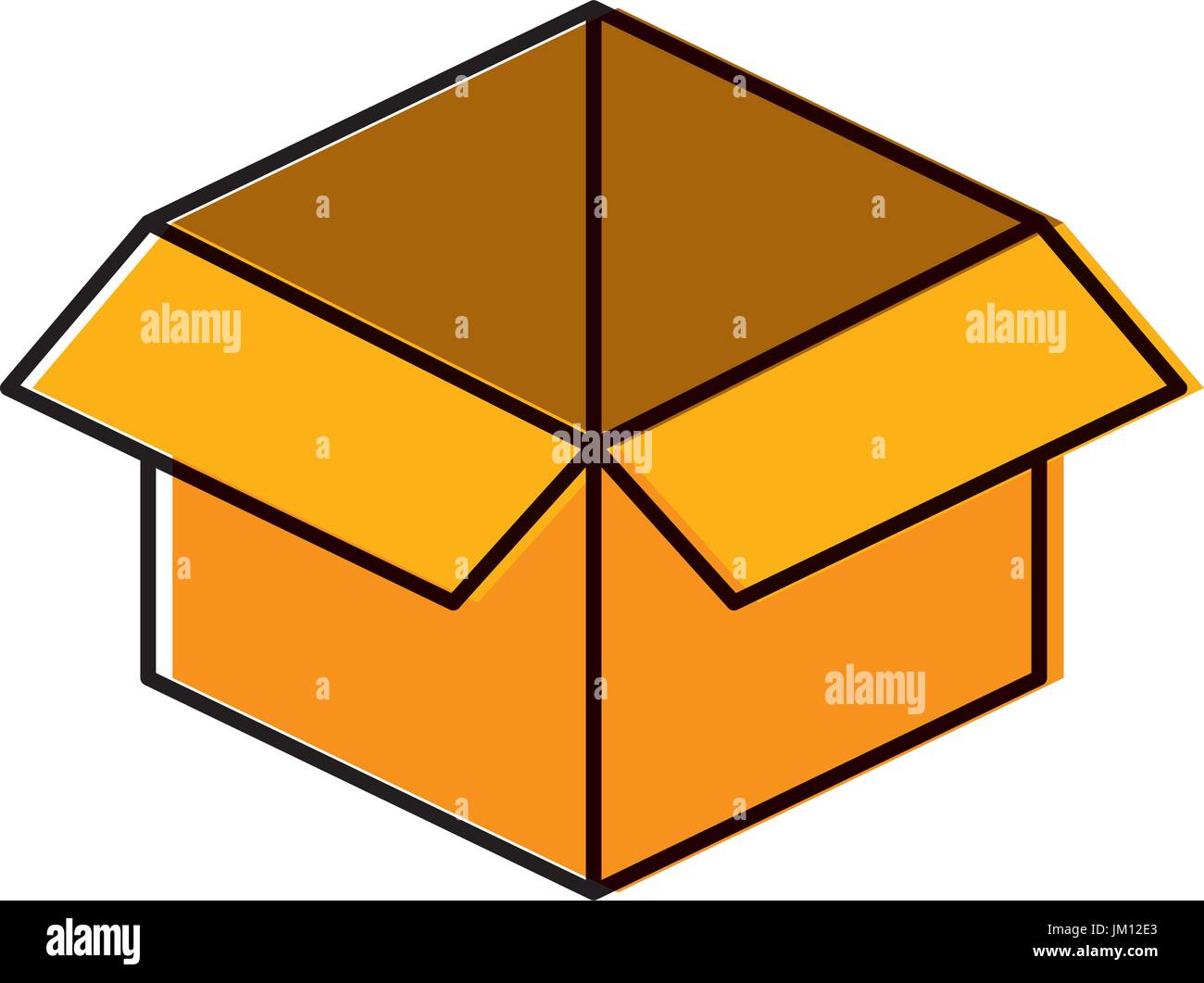 carton box icon Stock Vector Image & Art - Alamy