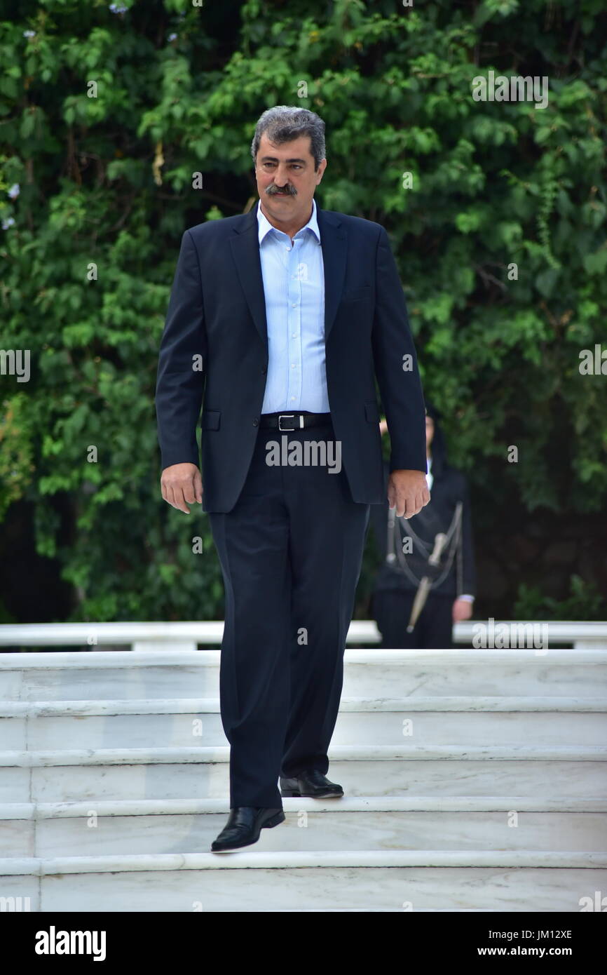Deputy Minister for Health Pavlos Polakis, during the 43rd anniversary ...