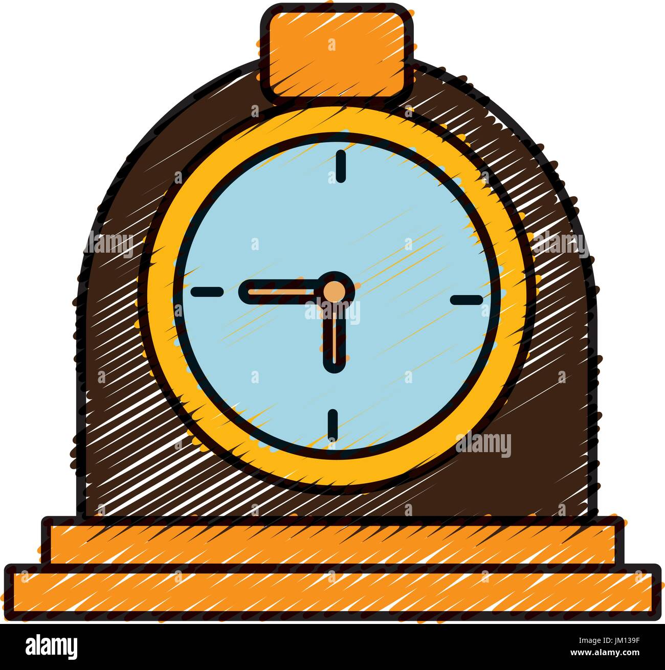vintage clock icon Stock Vector Image & Art - Alamy