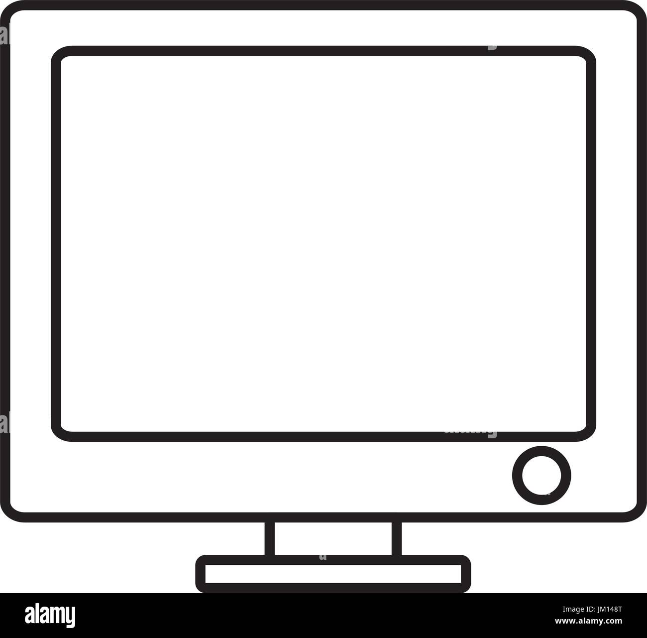 monitor computer icon Stock Vector Image & Art - Alamy