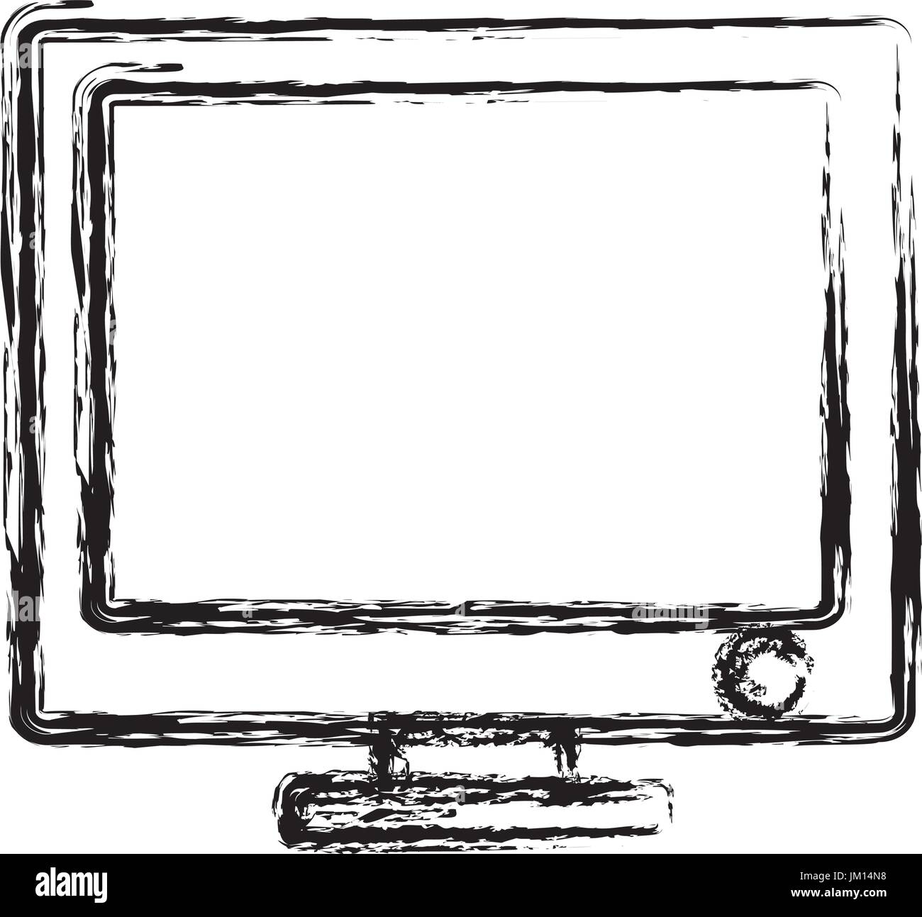 monitor computer icon Stock Vector Image & Art - Alamy