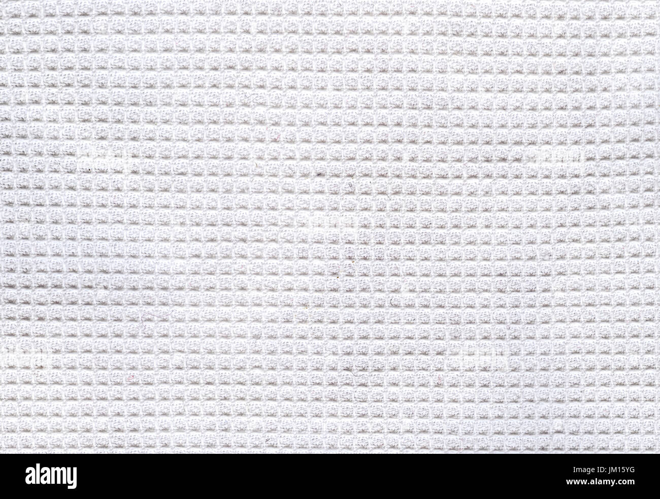 White waffle fabric background, cotton pique Stock Photo - Alamy