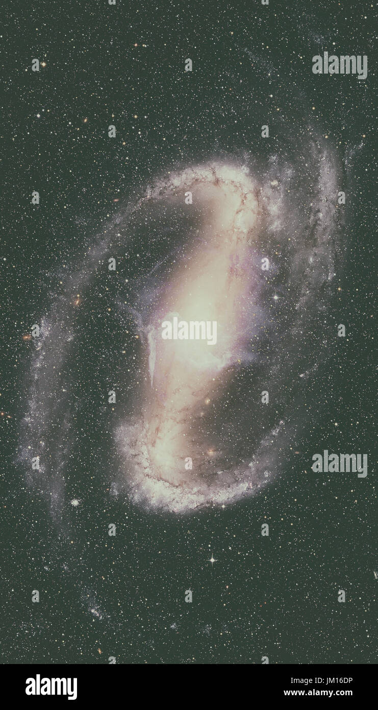 Spiral galaxy in space. Elements of this image furnished by NASA Stock ...