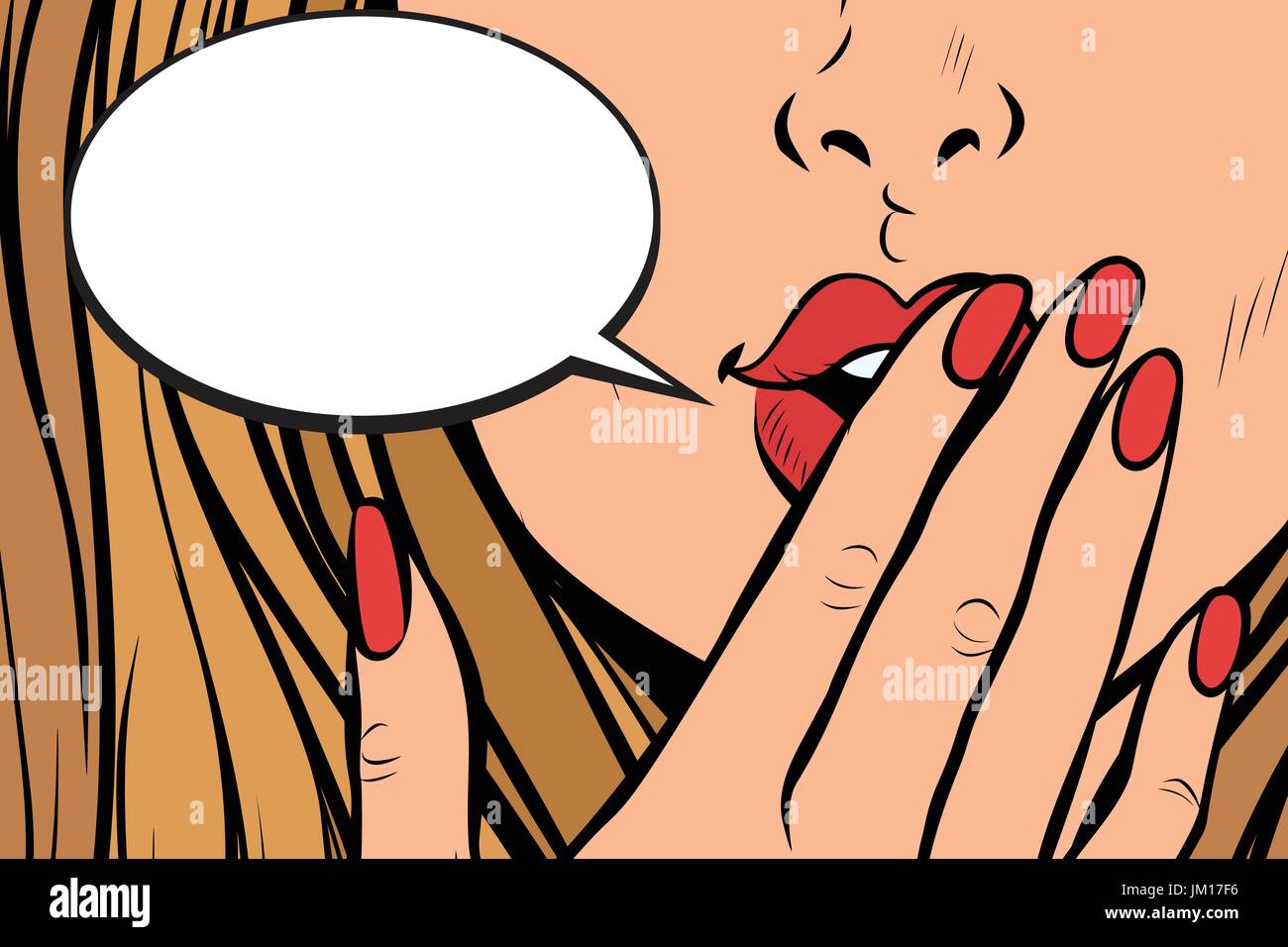 Cartoon mouth bubble hi-res stock photography and images - Alamy