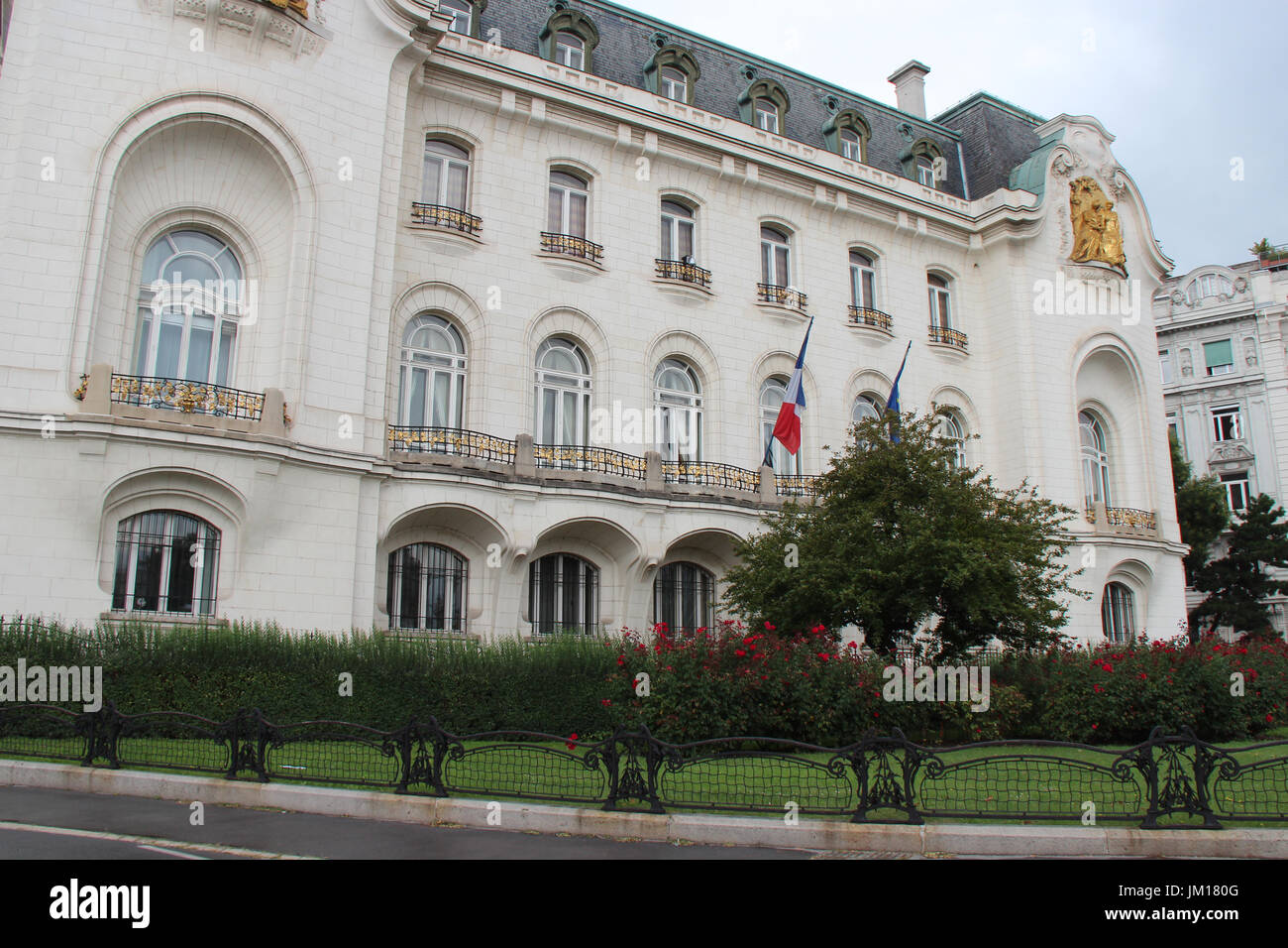 The French embassy in Vienna (Austria Stock Photo - Alamy