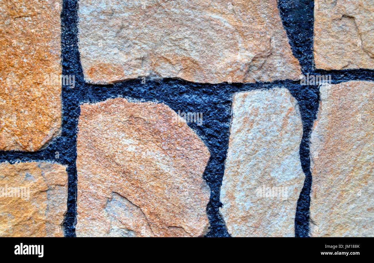 Stylish stone wall background Stock Photo - Alamy