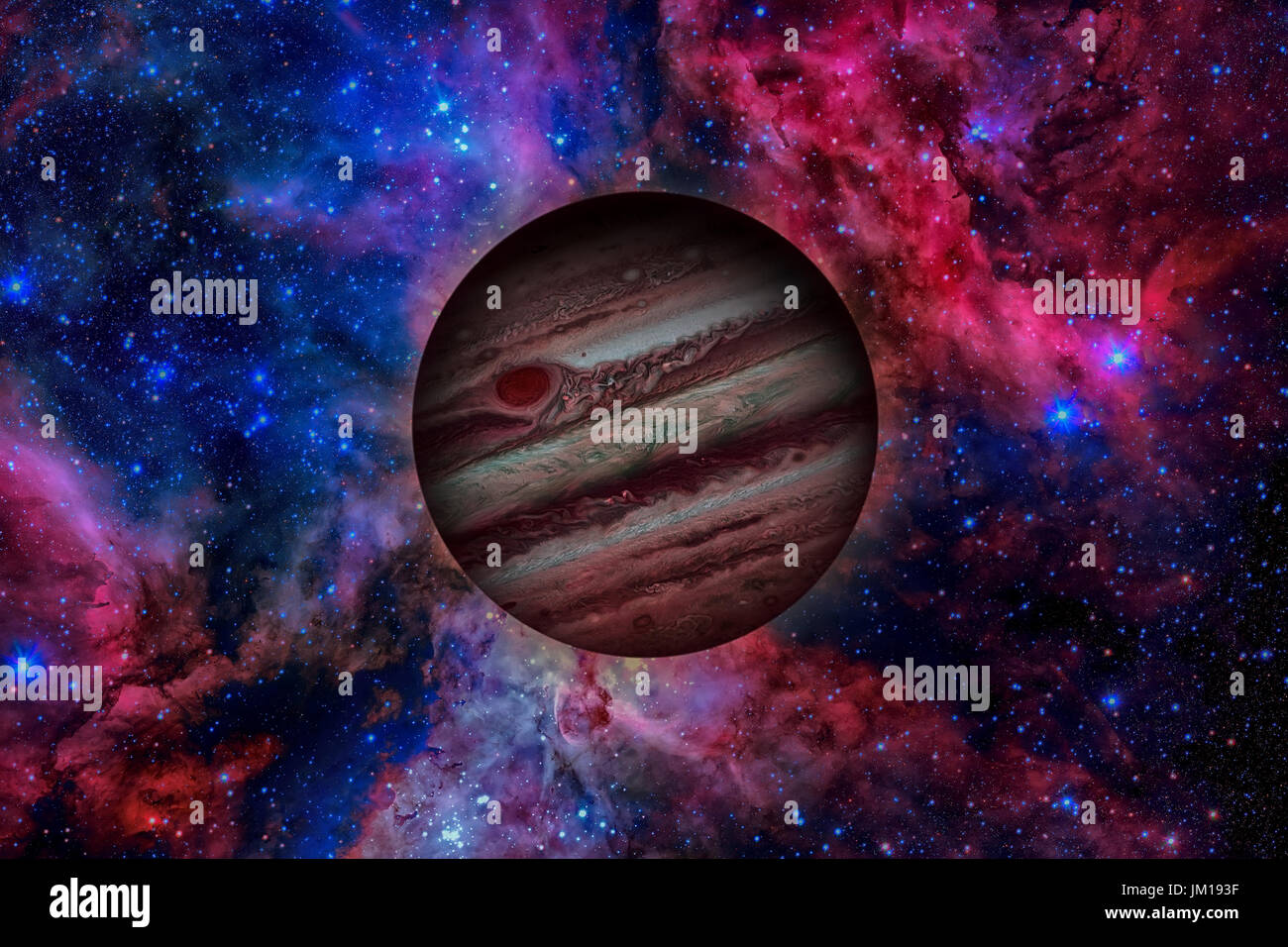 Solar System - Jupiter. It is the fifth planet from the Sun and the ...