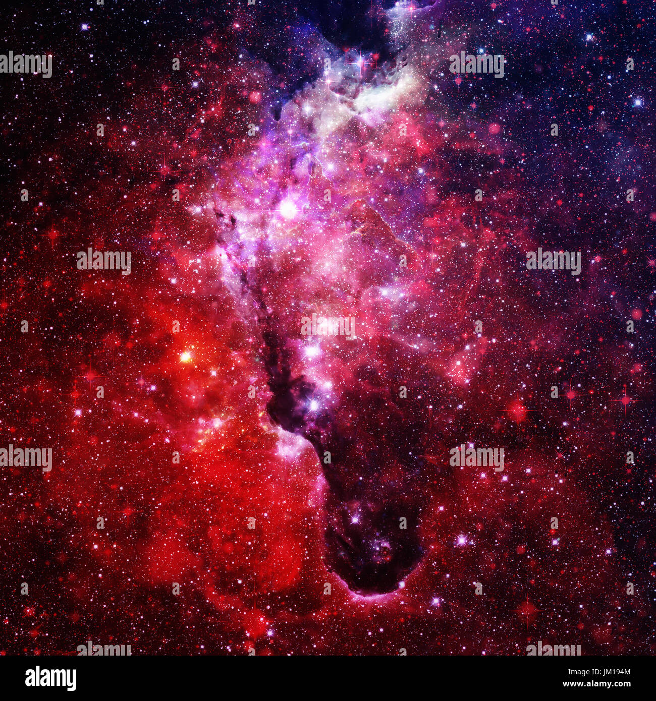 Beautiful nebula, stars and galaxies. Elements of this image furnished ...