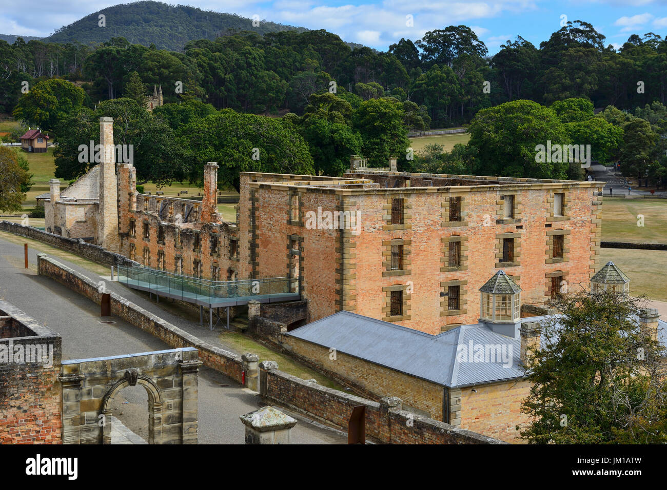 Penitentiary from Guard Tower at Port Arthur historic site (former ...