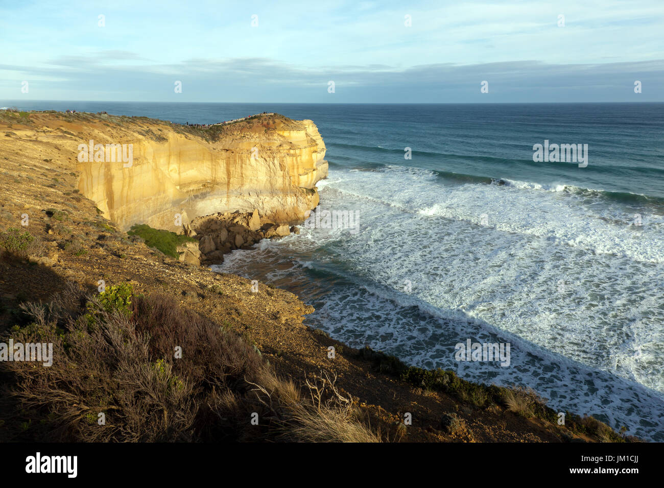 View of a section of the Twelve Apostles at Port Cambell National Park ...