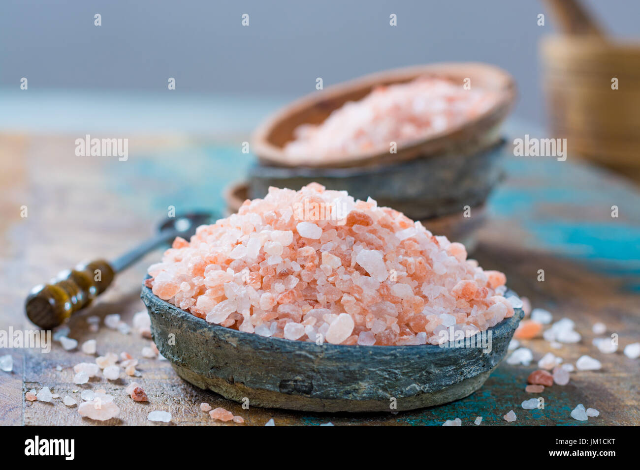 Pink salt from the Himalayas Stock Photo - Alamy