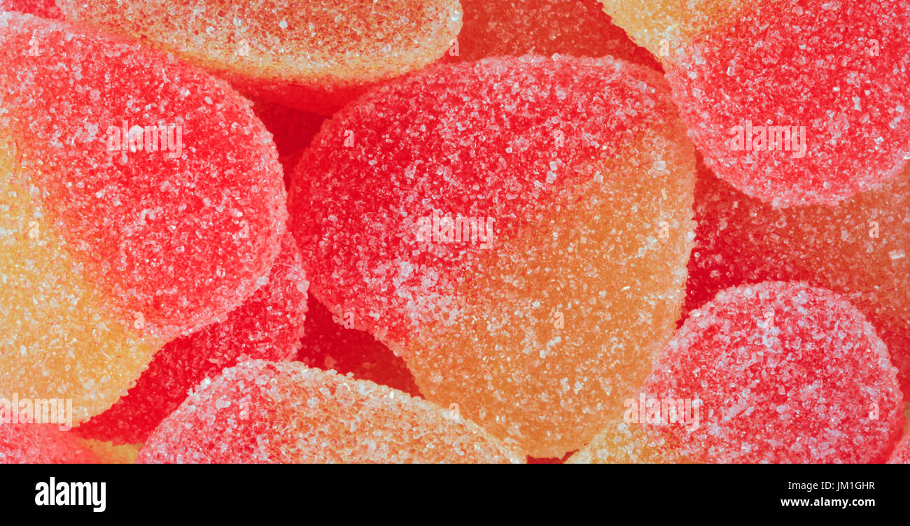 many Multicolor Fruit Jelly Stock Photo - Alamy