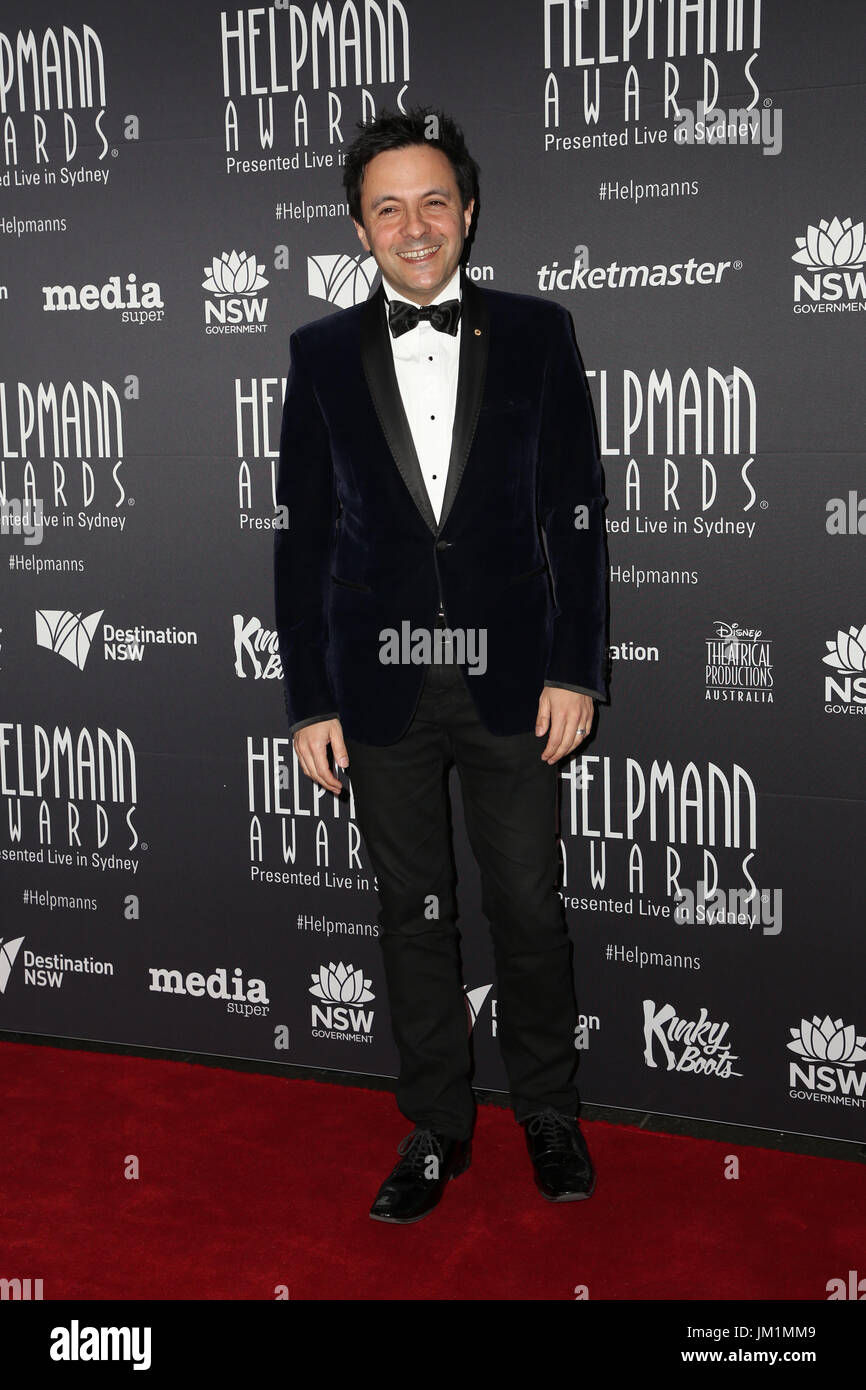 17th Annual Helpmann Awards 2017 red carpet. Pictured: John Foreman ...