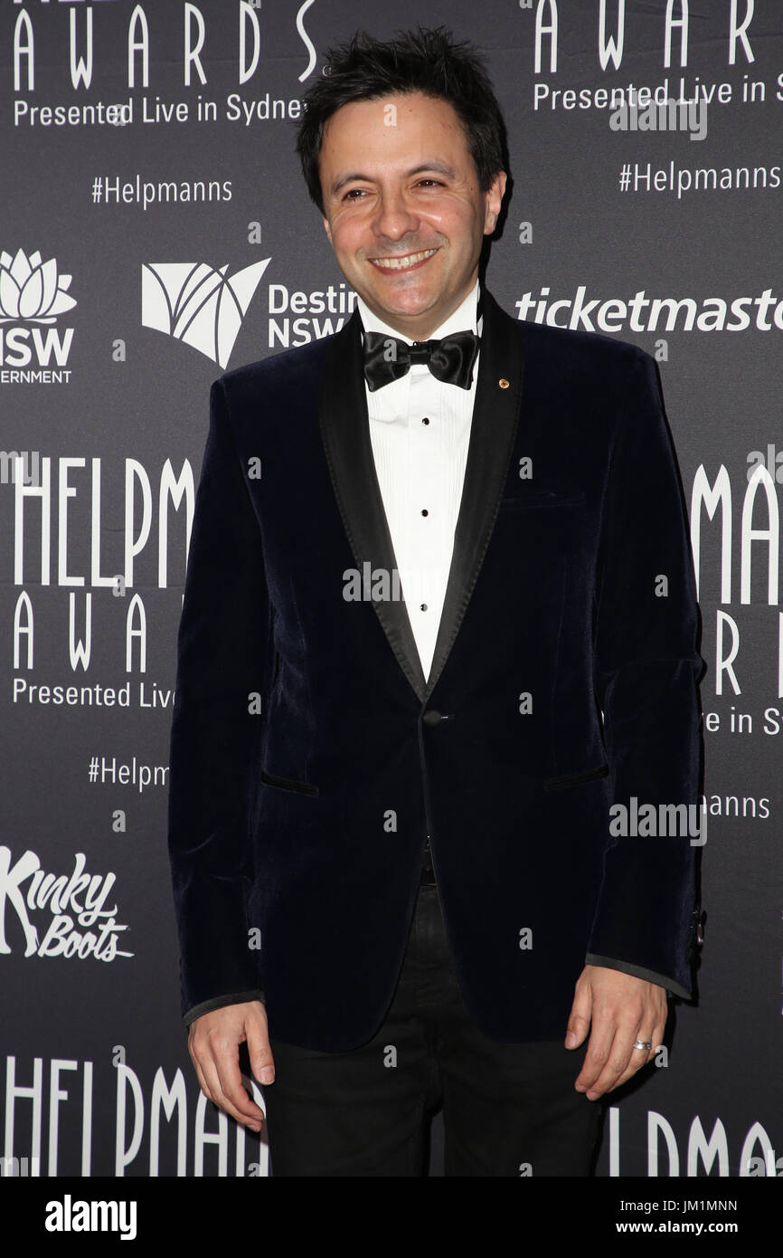 17th Annual Helpmann Awards 2017 red carpet. Pictured: John Foreman ...