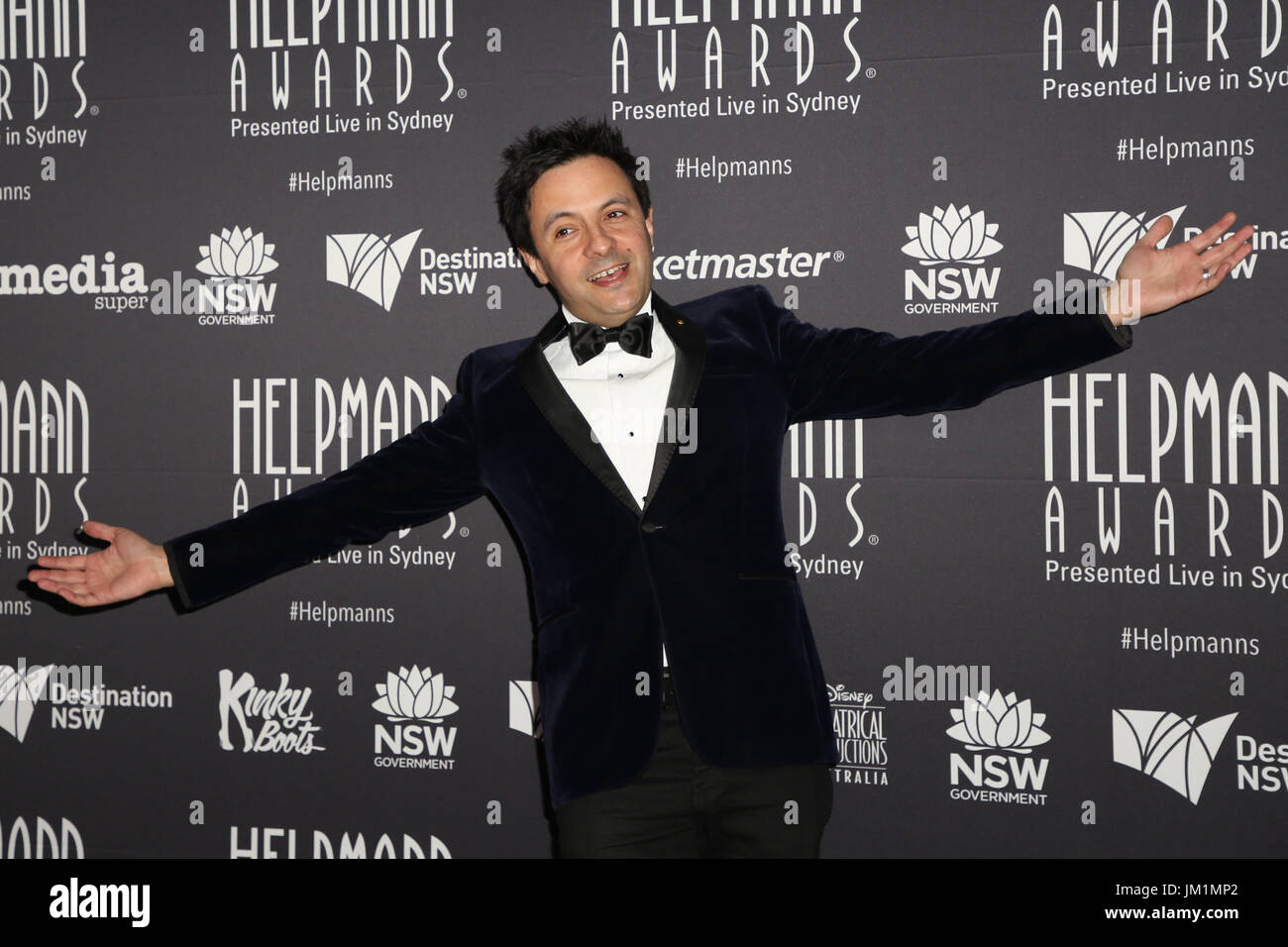 17th Annual Helpmann Awards 2017 red carpet. Pictured: John Foreman ...