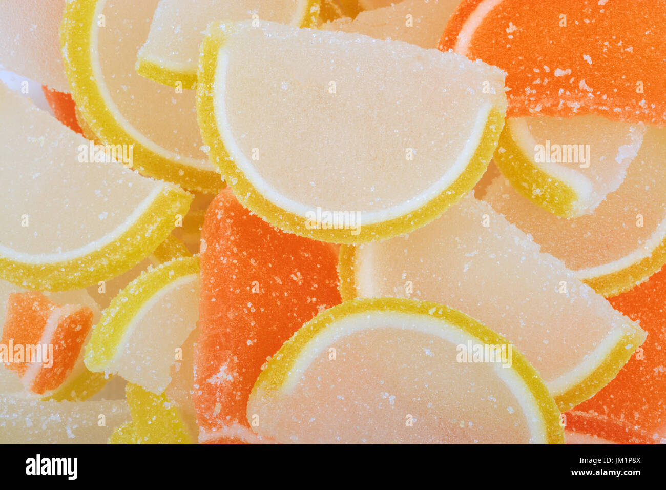 many Multicolor Fruit Jelly Stock Photo - Alamy