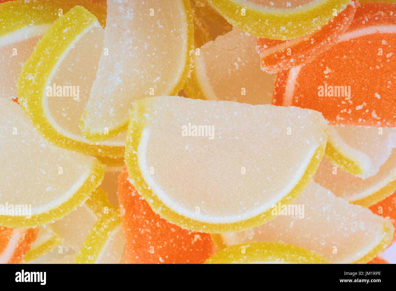 many Multicolor Fruit Jelly Stock Photo - Alamy