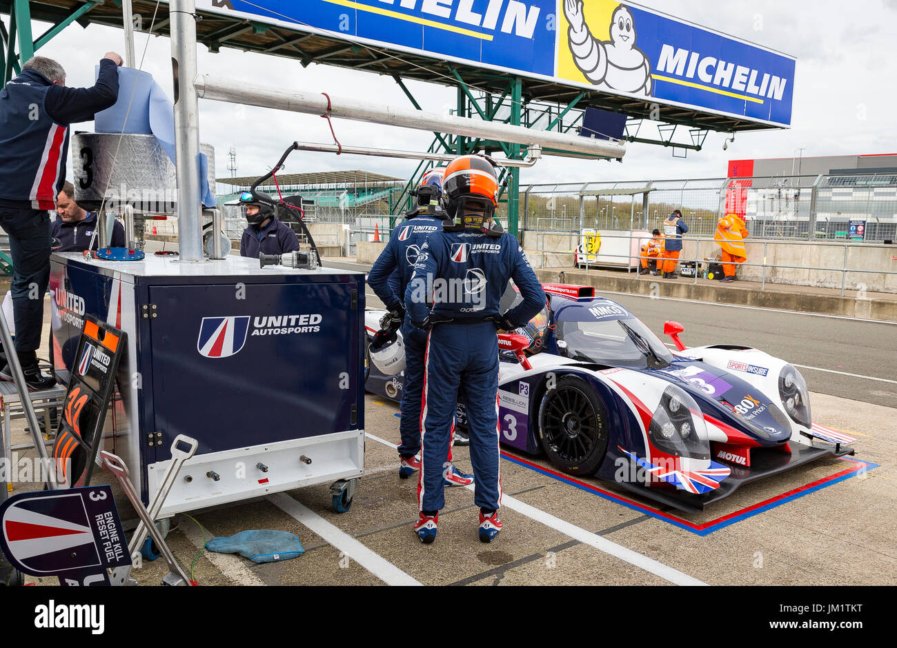 Driver changeover 16 at Silverstone Circuit, England Stock Photo - Alamy