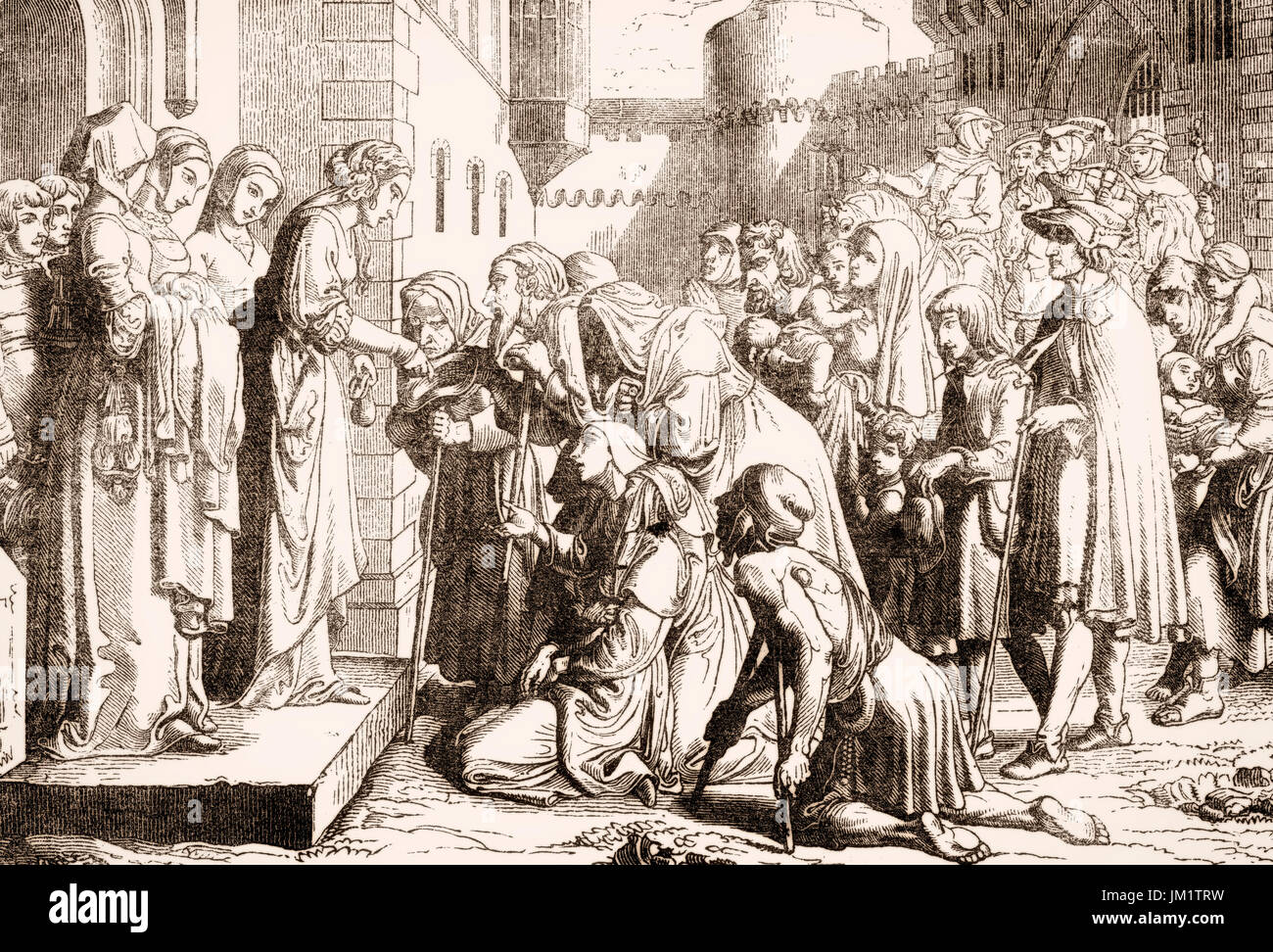 Helping the poor hi-res stock photography and images - Alamy