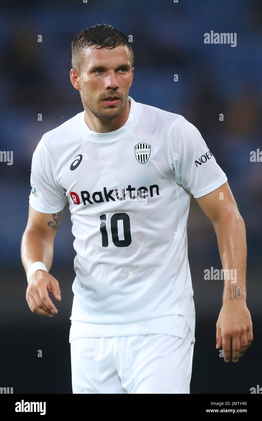 Yurtec Stadium Sendai, Miyagi, Japan. 22nd July, 2017. Lukas Podolski ...