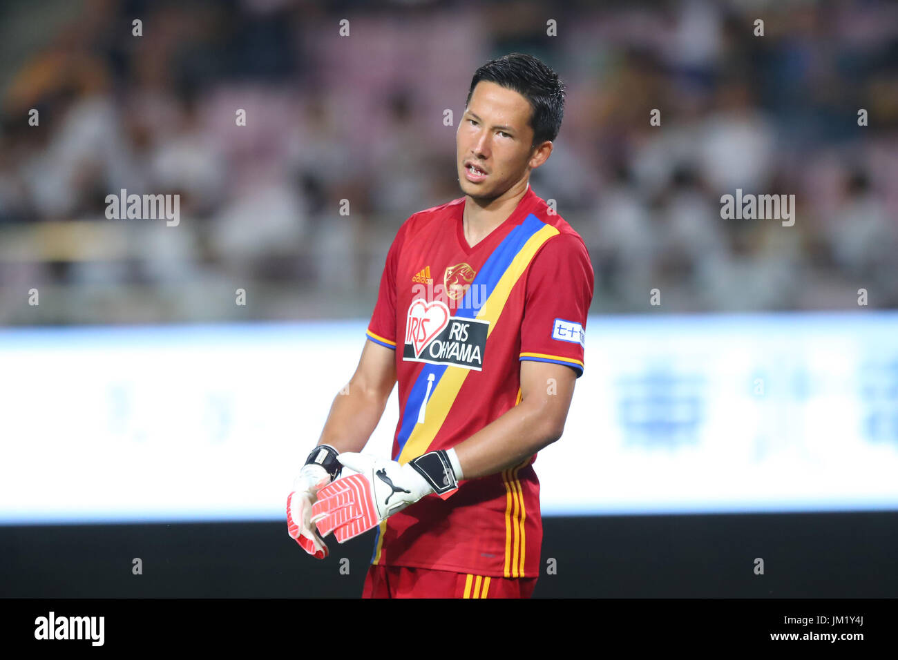 Yurtec Stadium Sendai, Miyagi, Japan. 22nd July, 2017. Daniel Schmidt ...