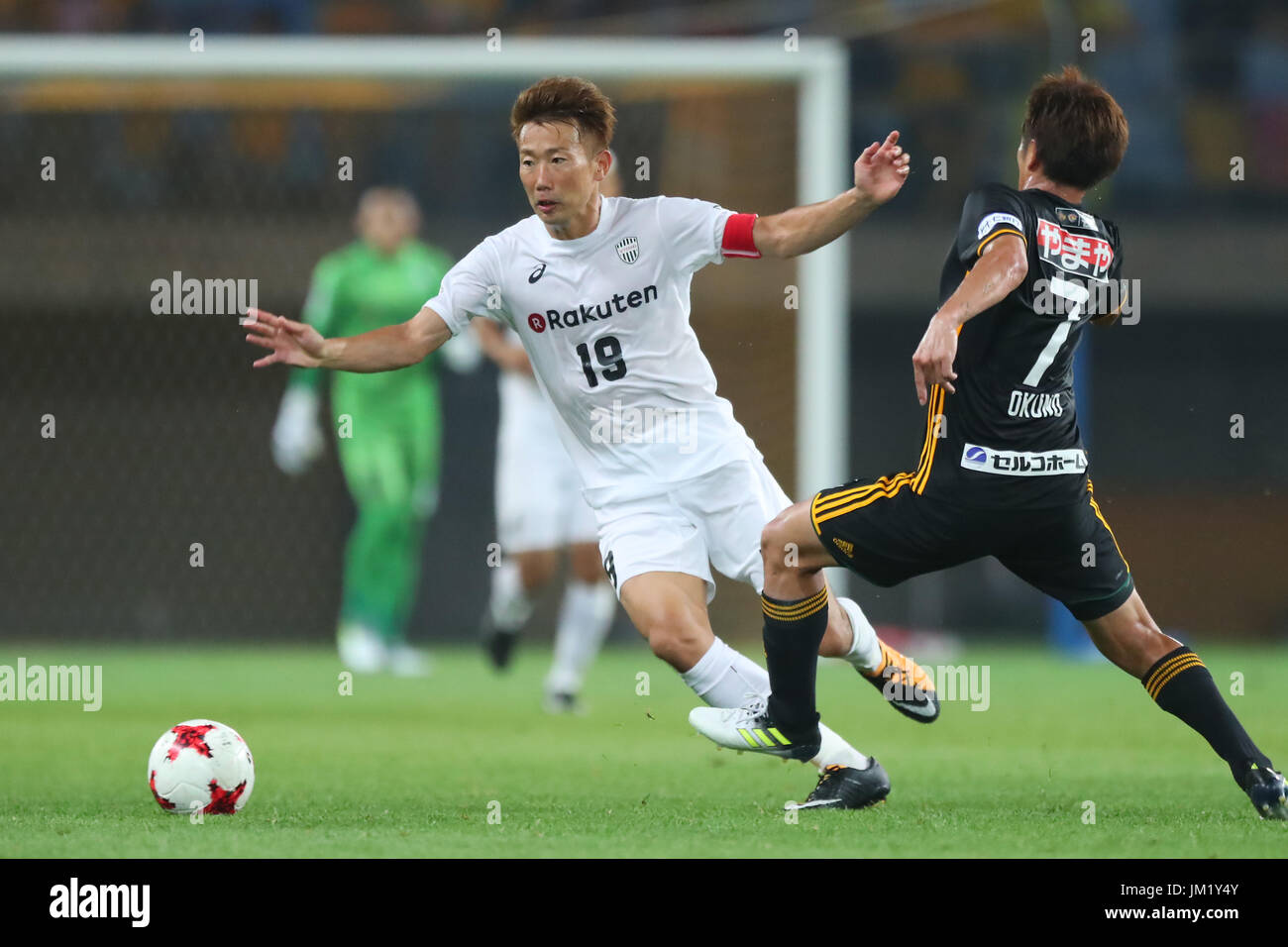 Yurtec Stadium Sendai, Miyagi, Japan. 22nd July, 2017. Kazuma Watanabe ...