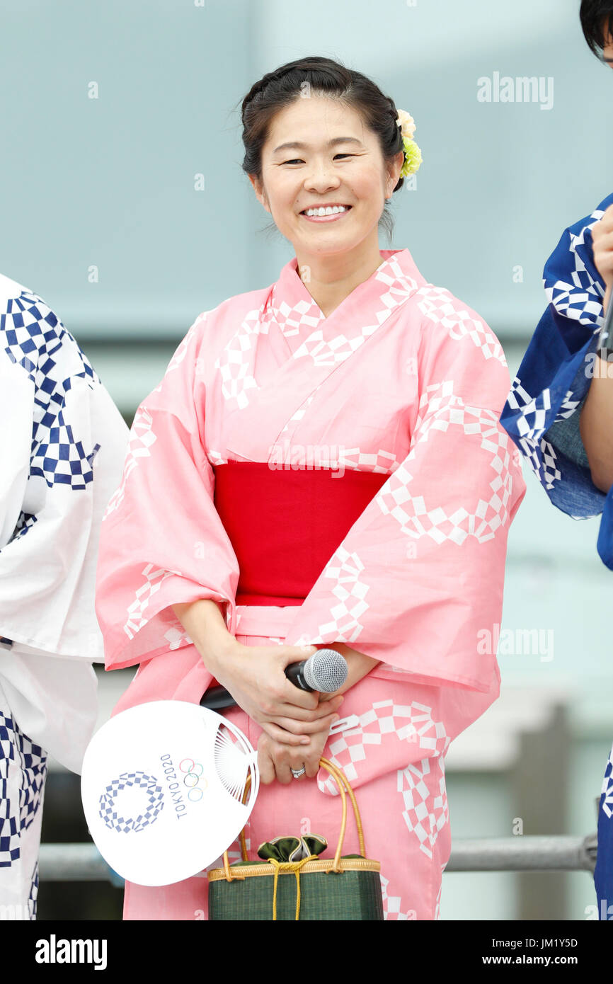 Homare Sawa, JULY 24, 2017 : Event for Tokyo 2020 Olympic and ...