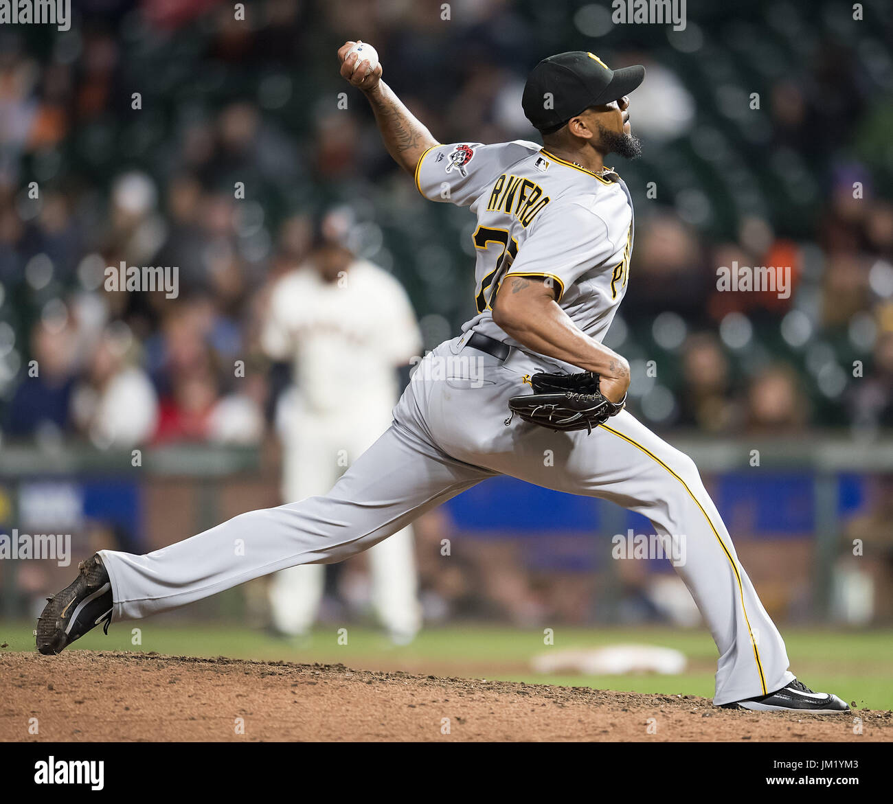 San Francisco, California, USA. 24th July, 2017. Pittsburgh Pirates ...