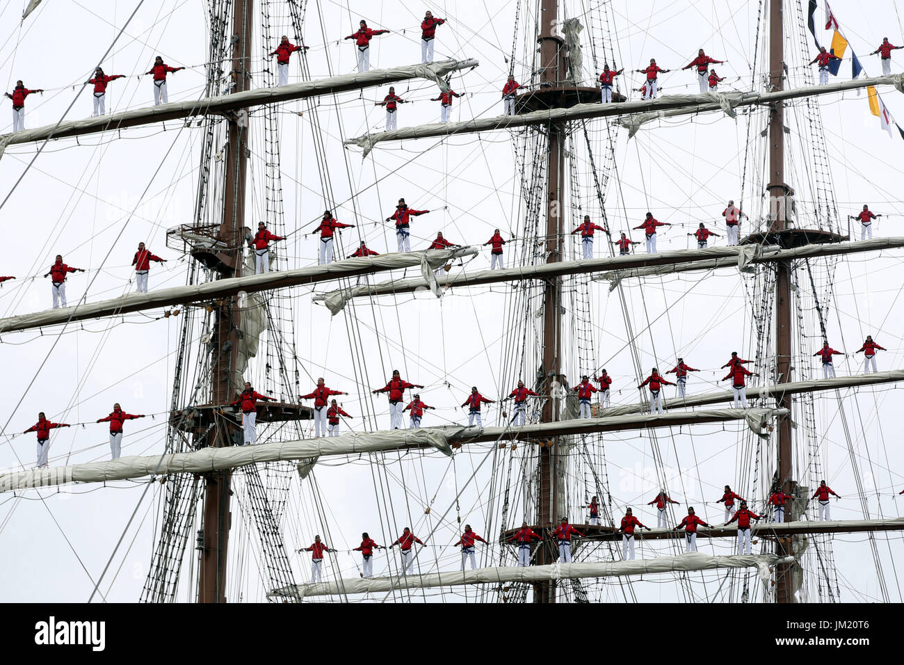 B.A.P UNION Peru Navy Sailing Ship Stock Photo - Alamy